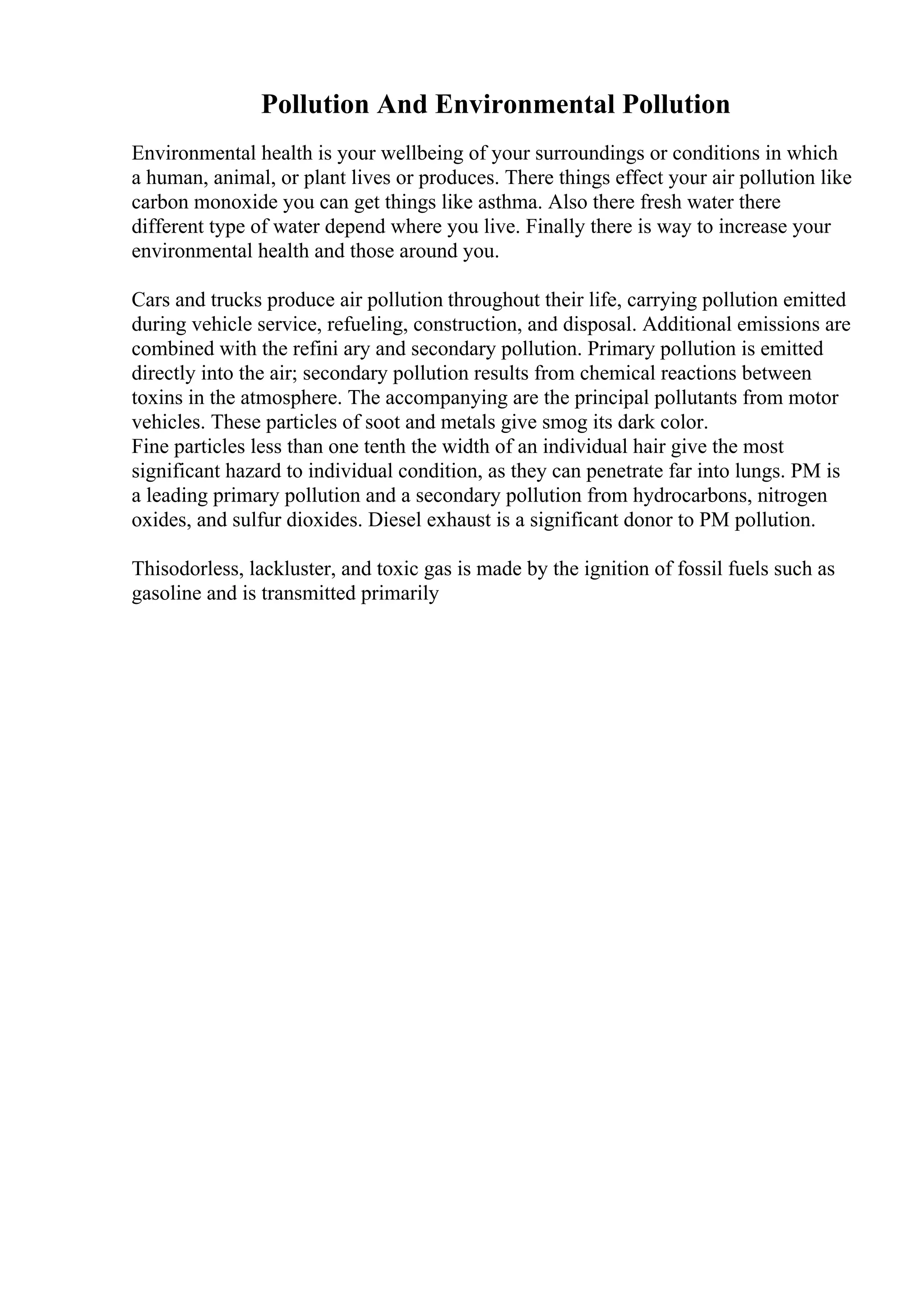 Formal Essay Format | PDF