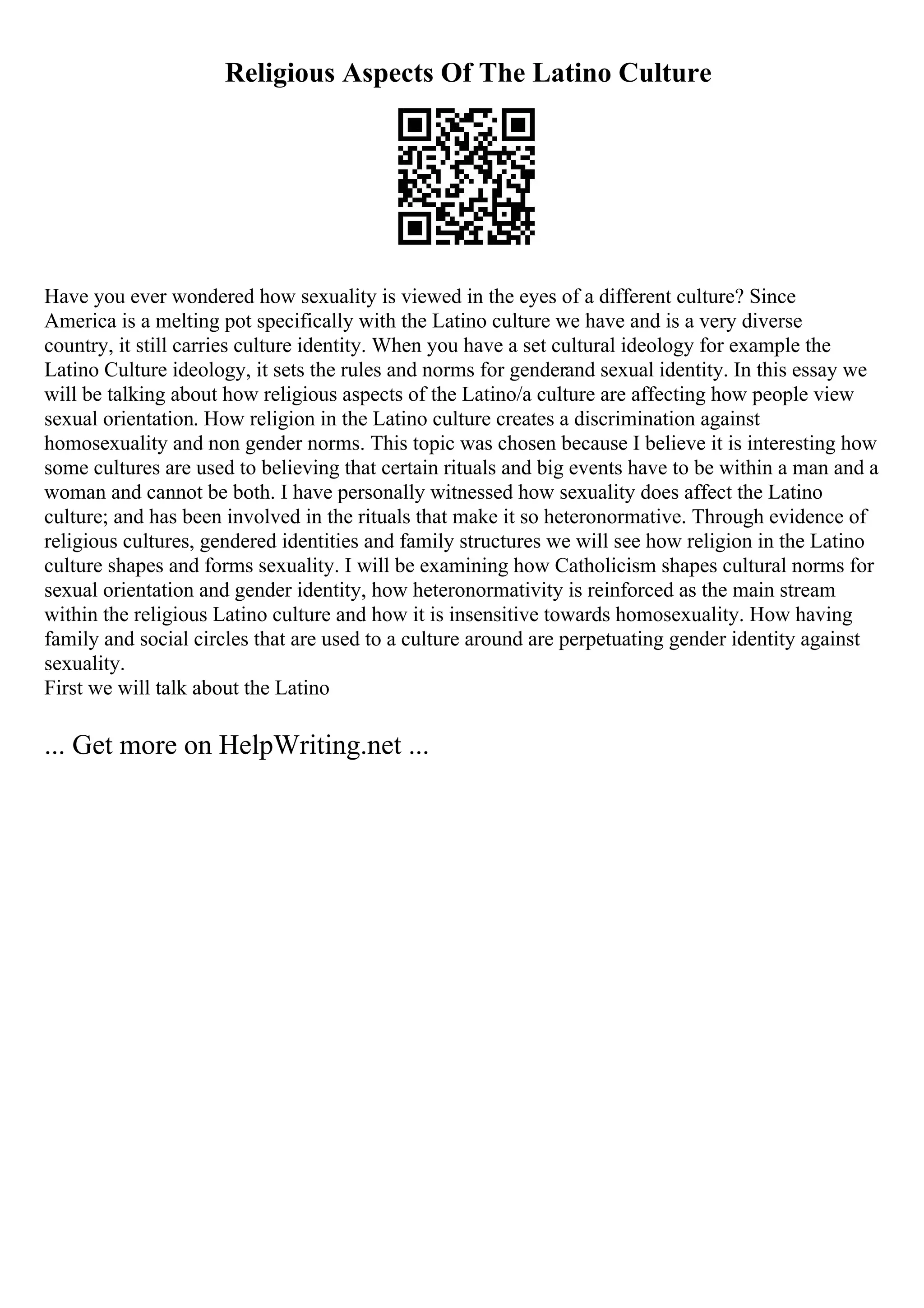 Formal Essay Introduction Paragraph Example | PDF