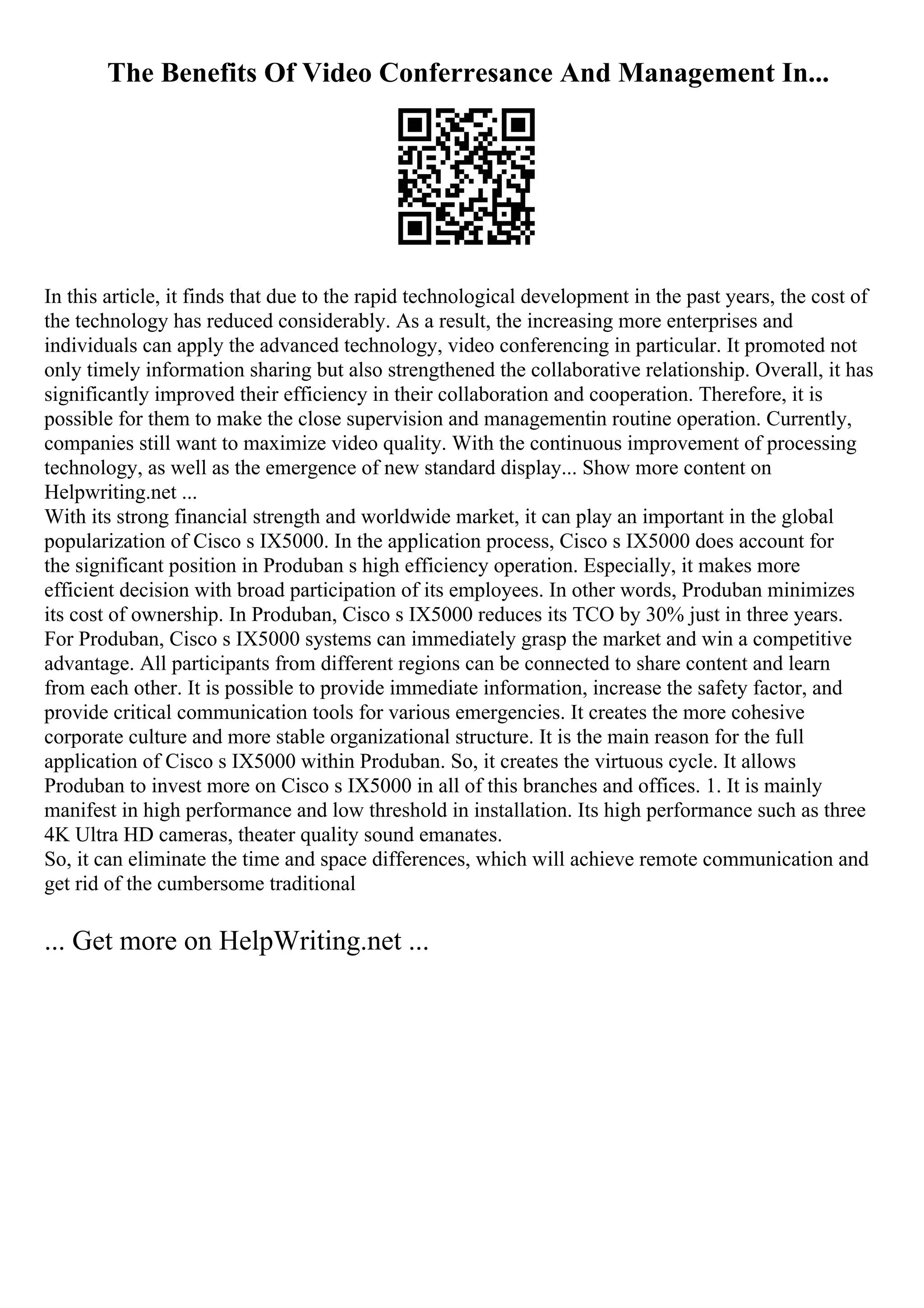 Formal Essay Introduction Paragraph Example | PDF