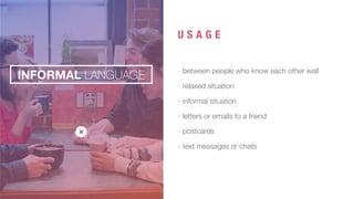 Formal vs. Informal Language | PDF