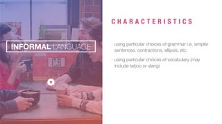 Formal vs. Informal Language | PDF