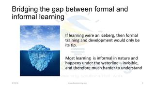 Formal informal learning j_bass learning 20 september 2016 | PPTX ...