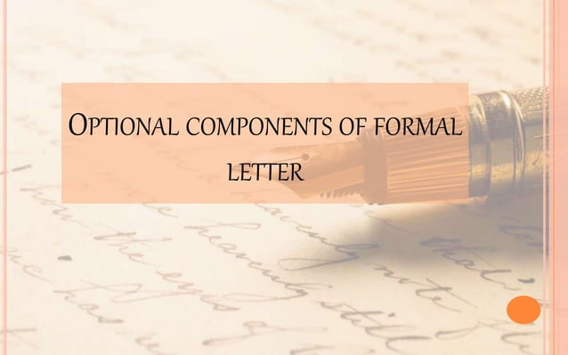 Formal and informal letter | PPTX