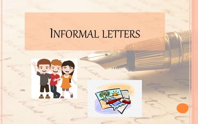 Formal and informal letter | PPTX