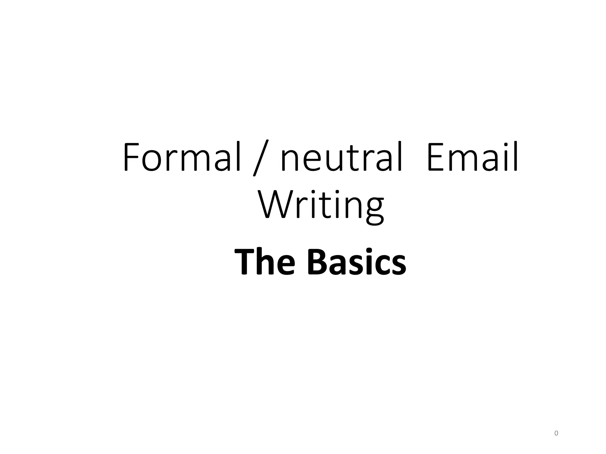 Formal informal letters | PPT