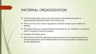 FORMAL & INFORMAL ORGANIZATION.pptx