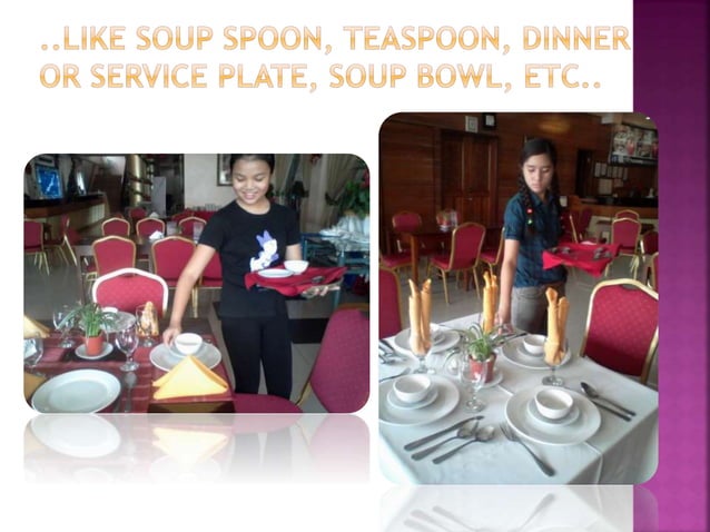 Formal & informal table setting | PPSX