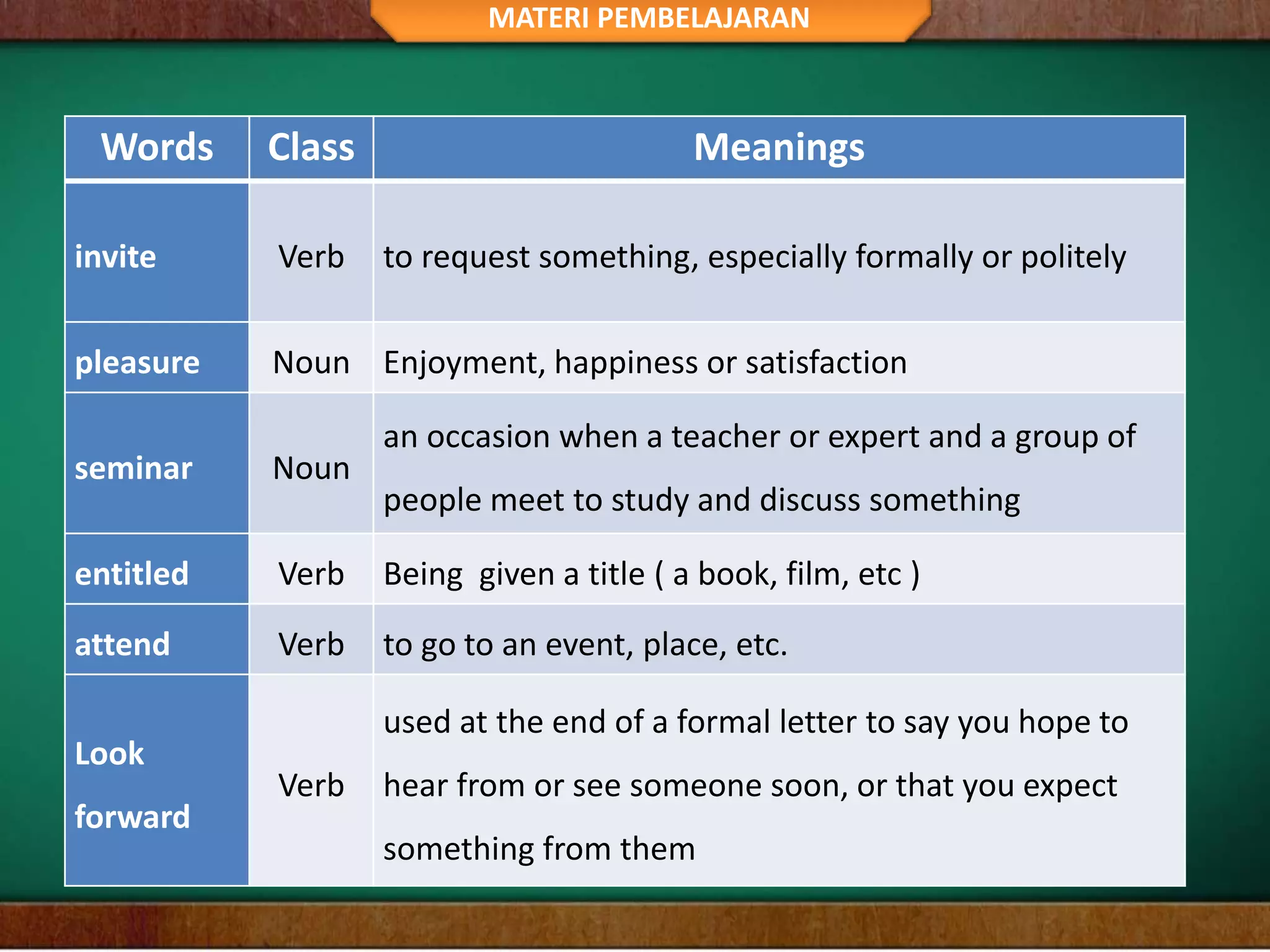 Formal invitation | PPTX