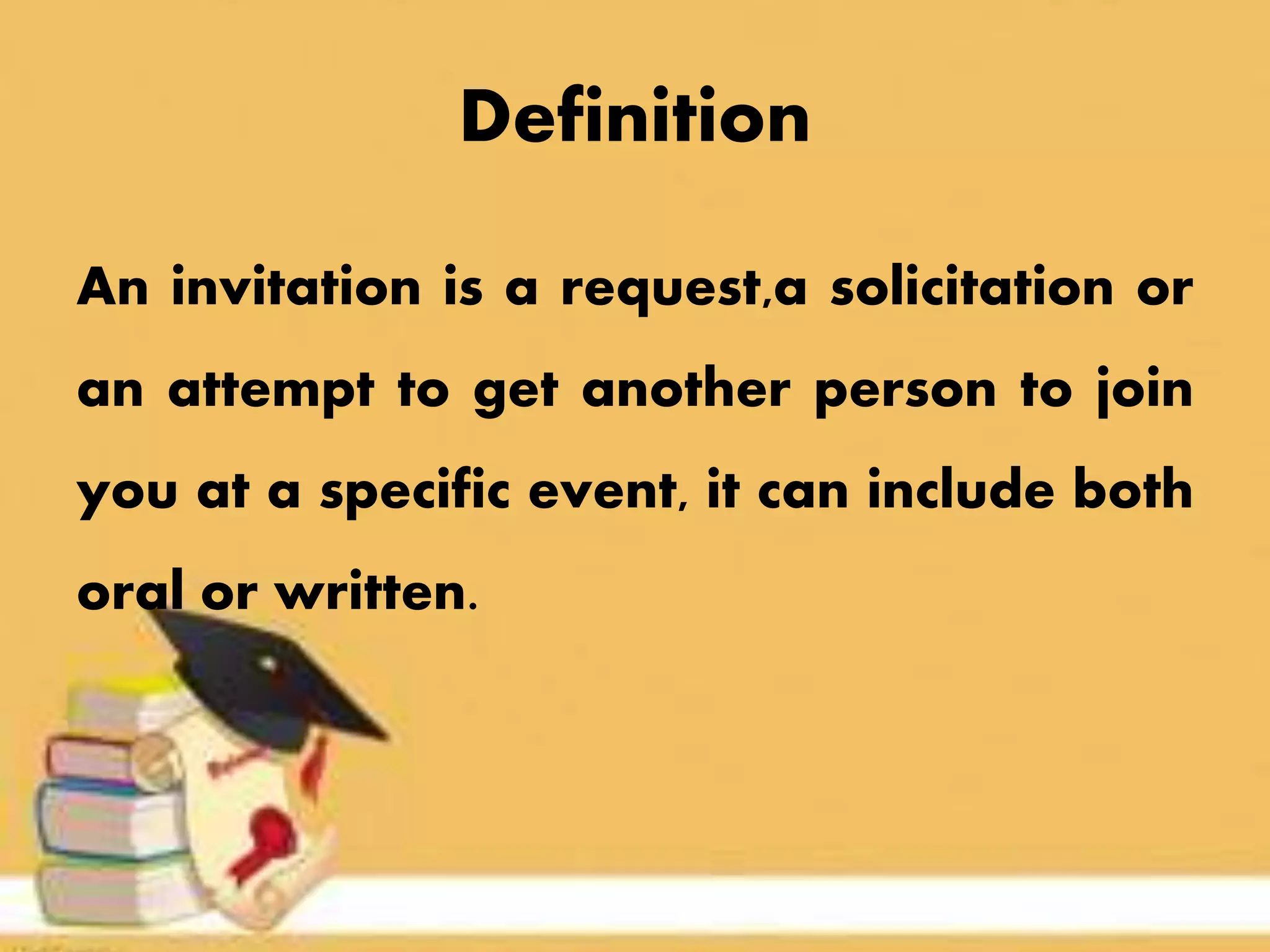 Formal invitation | PPTX | Prom | Personal Celebrations & Life Events