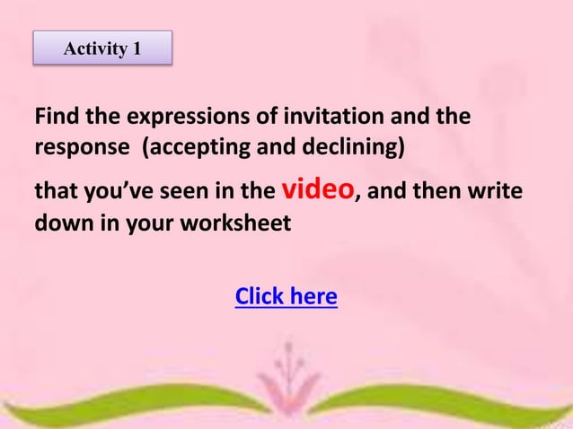 Formal invitation | PPT