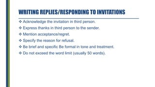 Formal invitation | PDF