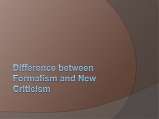 Formalism | PPTX