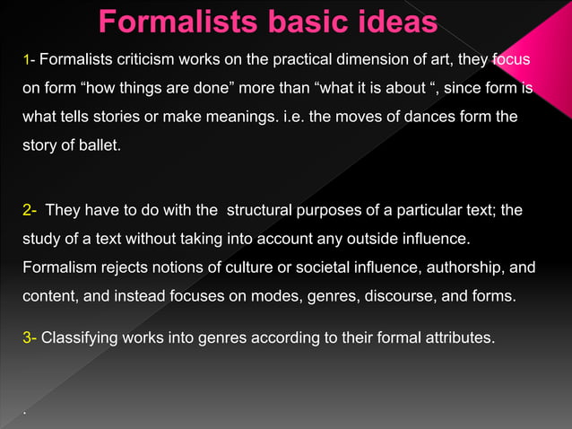 formalism.pptx for educational purposes use | PPT
