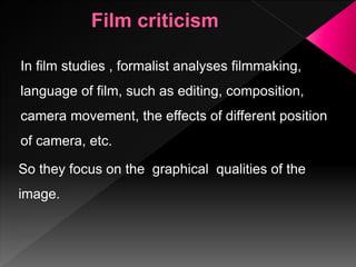 formalism.pptx for educational purposes use | PPT