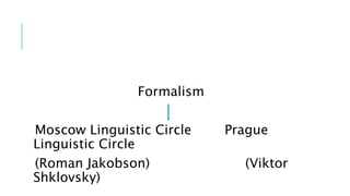 Formalism & new criticism | PPTX