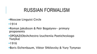 Formalism & new criticism | PPT