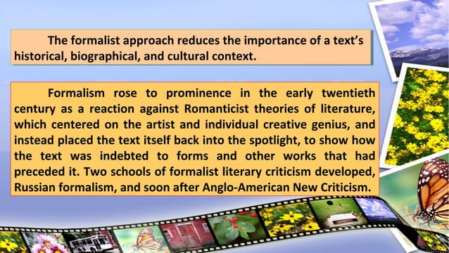 Formalism ppt | PPT | Poetry | Books and Literature