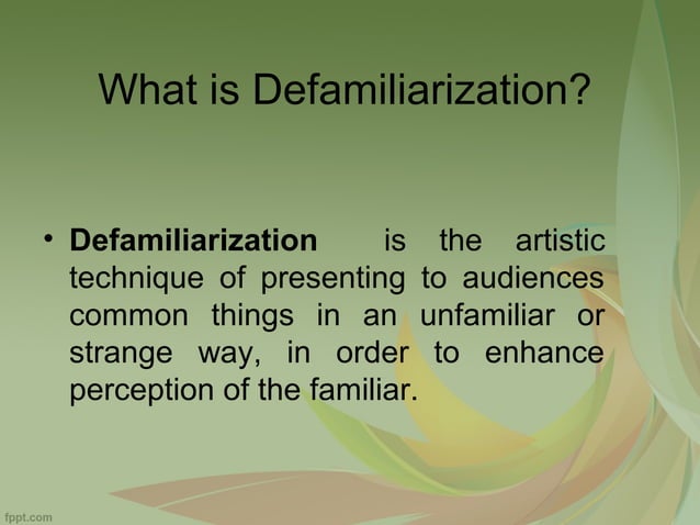 Formalism presentation | PPT | Poetry | Books and Literature