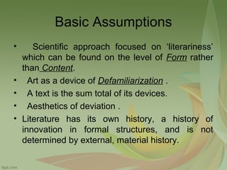 Formalism presentation | PPT
