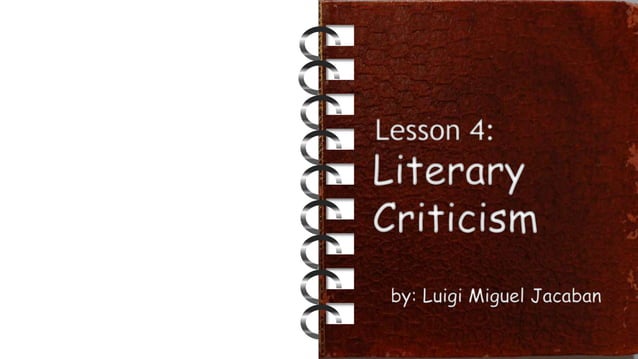 Formalist Approach in Literary Criticism.pptx | Drama | Genres