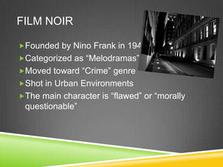 Formalist film theory presentation | PPTX