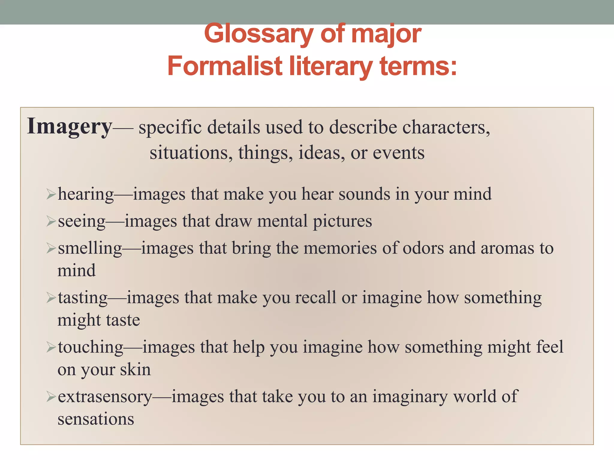 Formalistic approach | PPTX