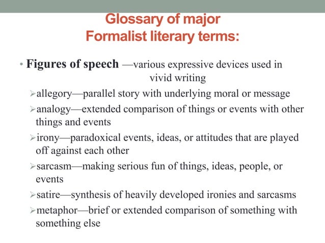 Formalistic approach | PPTX