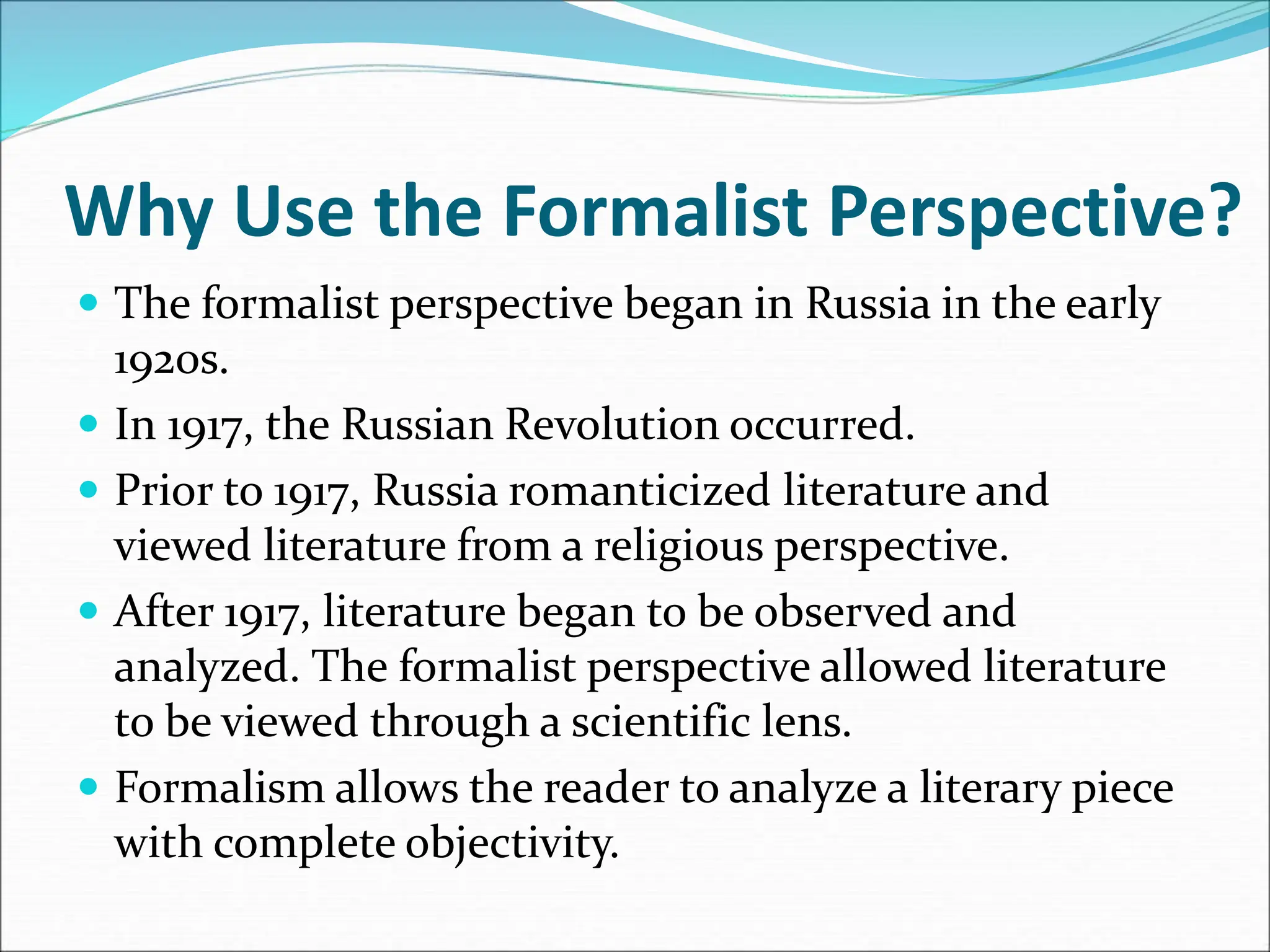 formalist perspective- Literary Critcism.ppt