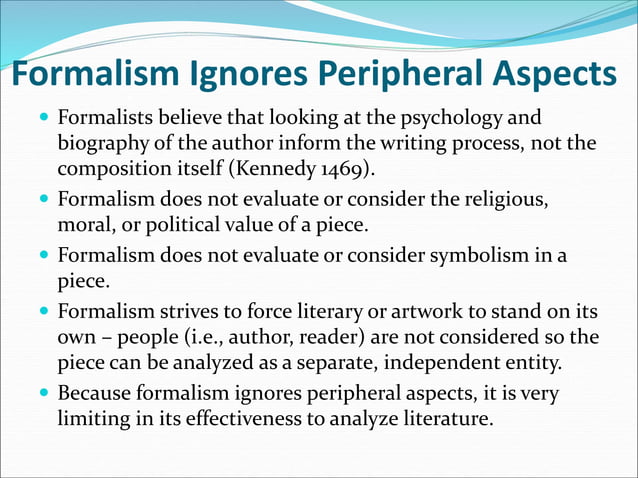 formalist perspective- Literary Critcism.ppt | Poetry | Books and ...