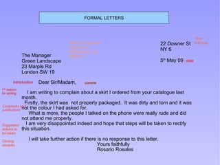 Formal Letter | PPT