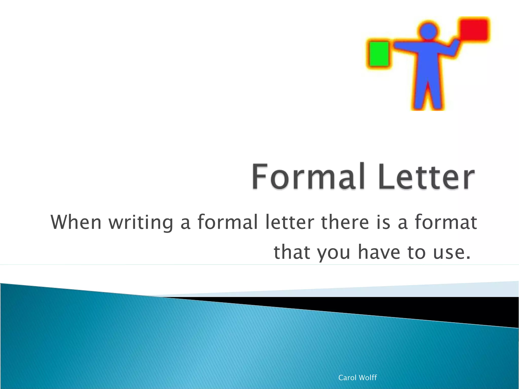 Formal Letter | PPT