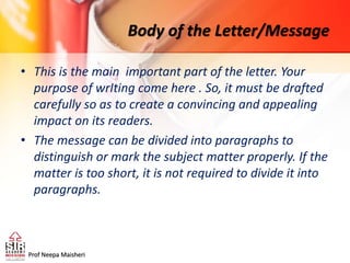 Formal letter final | PPT