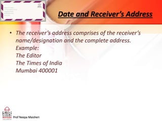 Formal letter final | PPT