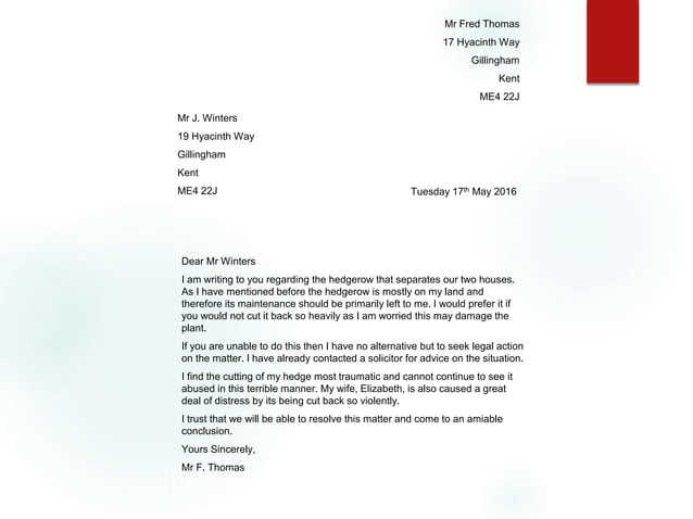 Formal letter lesson PPT | PPT