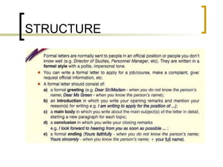 Formal letters | PPT