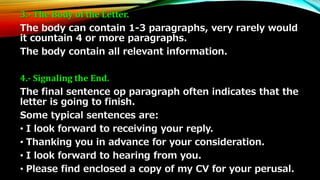 Formal letters | PPTX