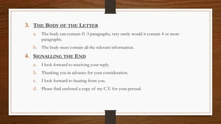 Formal letters | PPT