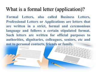 Formal Letter Writing (Application Writing).pptx