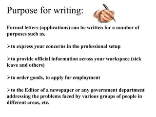 Formal Letter Writing (Application Writing).pptx