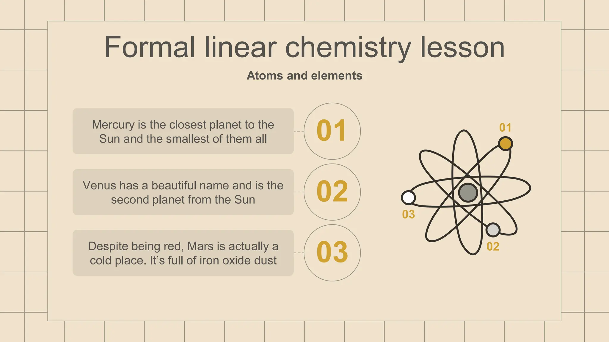 Formal Linear Chemistry Lesson Theme for College Infographics by ...