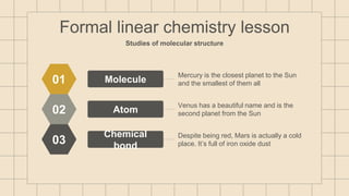 Formal Linear Chemistry Lesson Theme for College Infographics by ...