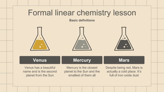 Formal Linear Chemistry Lesson Theme for College Infographics by ...
