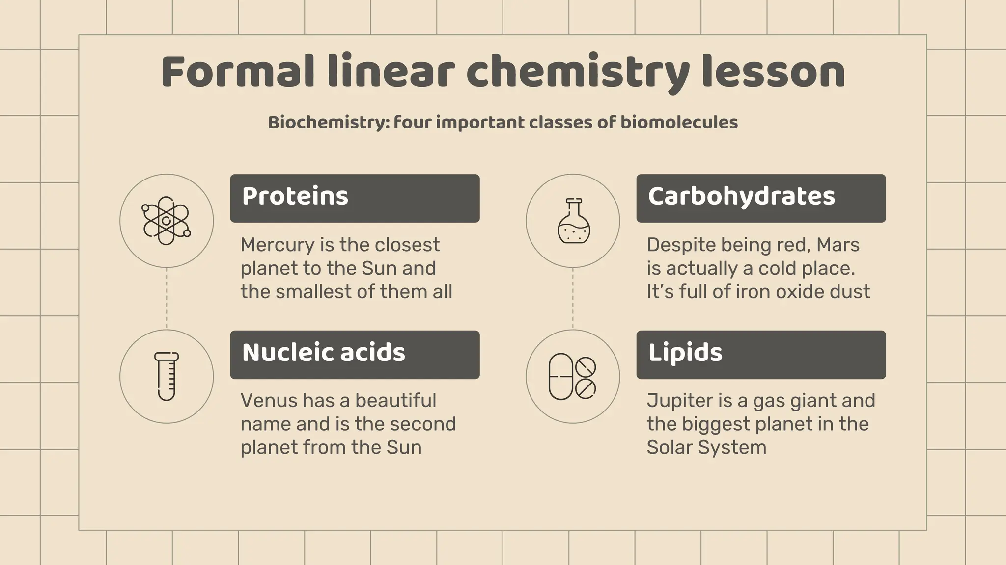 Formal Linear Chemistry Lesson Theme for College Infographics by ...