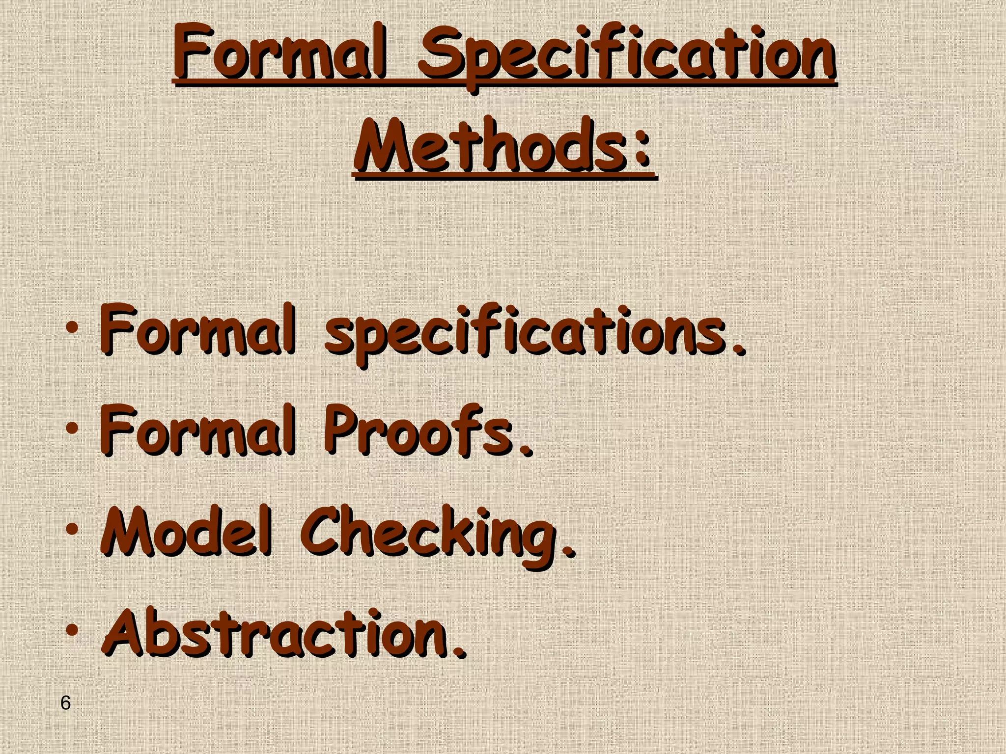 Formal Methods | PPS