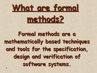 Formal Methods | PPS