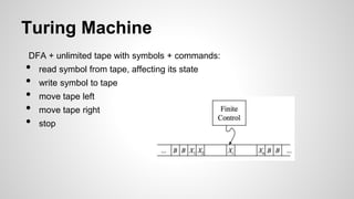 Formal methods 3 - languages and machines | PPTX