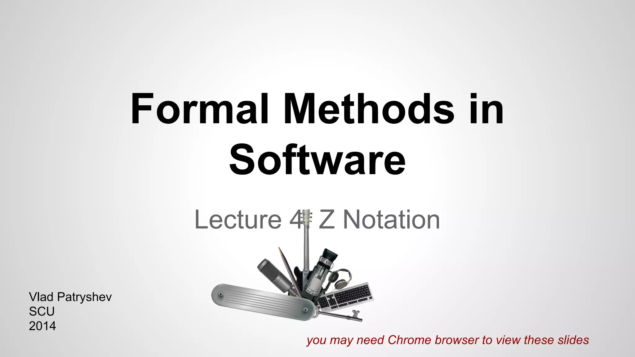 Formal Methods 4 Z Notation Pdf