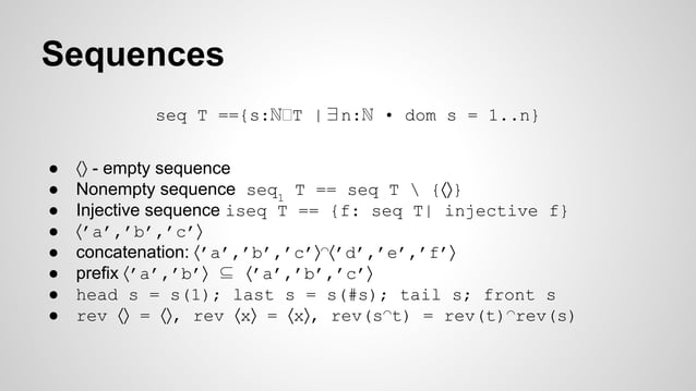 Formal methods 4 - Z notation | PDF