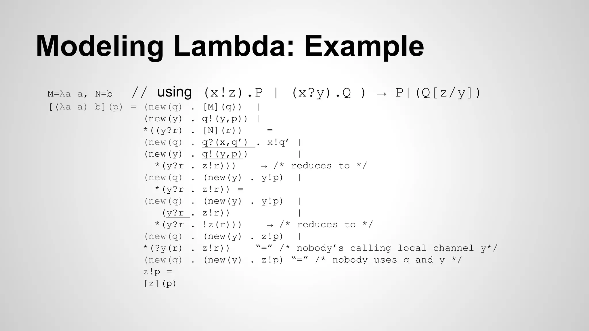 Formal methods 5 - Pi calculus | PPT