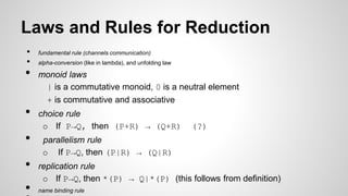 Formal methods 5 - Pi calculus | PPT